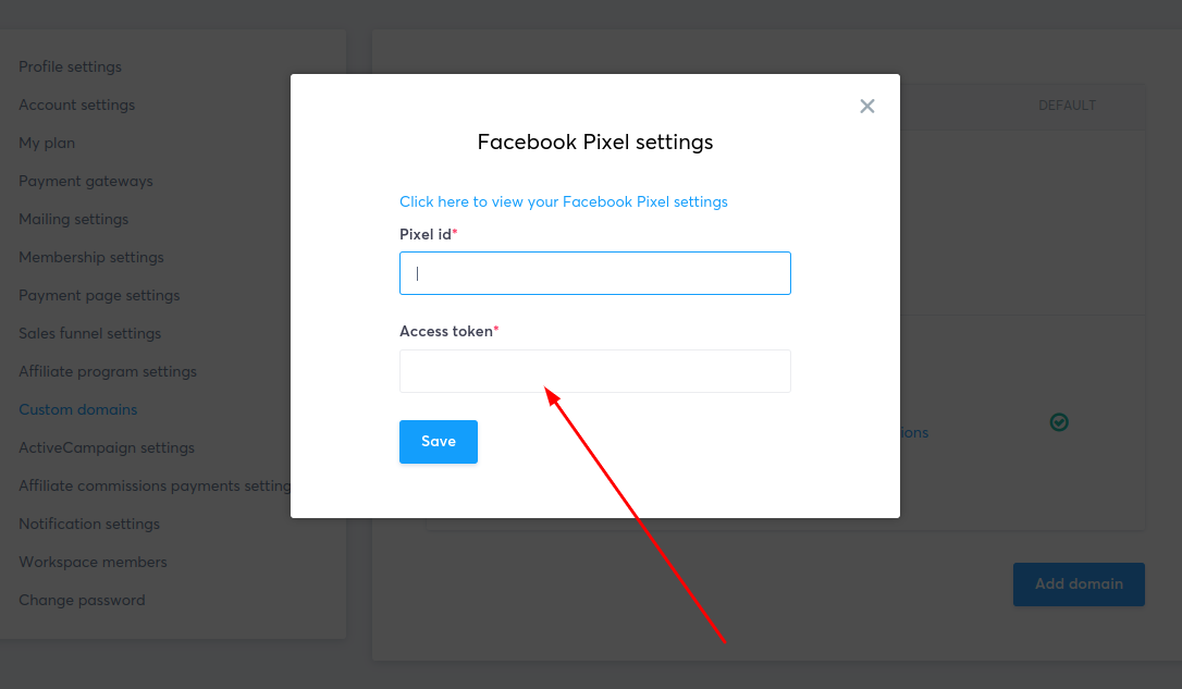 How to set up the Facebook Conversions API on systeme.io - Help pages