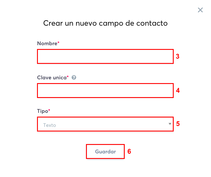 Cómo añadir un campo de formulario personalizado - Ayuda