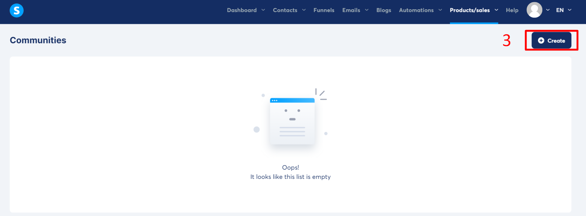 How to create a community - Help pages