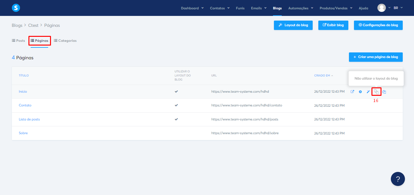 Como criar um website - Ajuda
