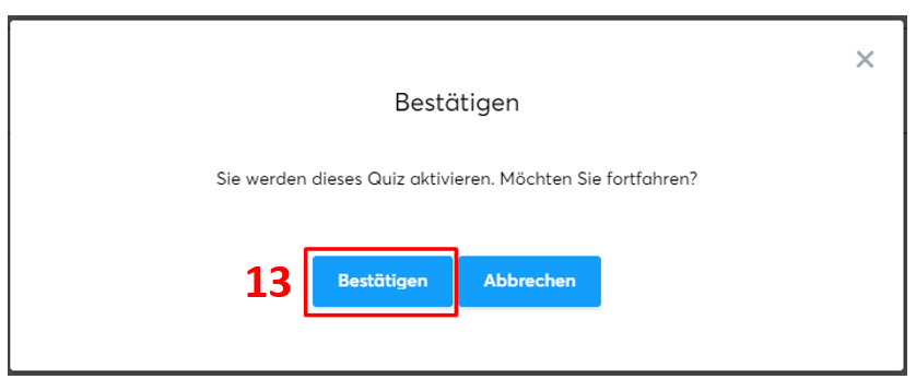 Wie man ein Quiz in einem Kursmodul erstellt - Hilfe