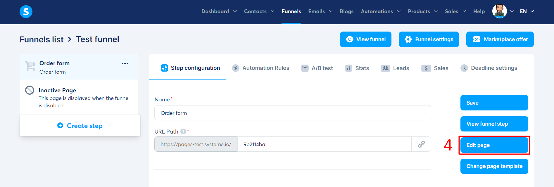 How to create an order form/payment page - Help pages