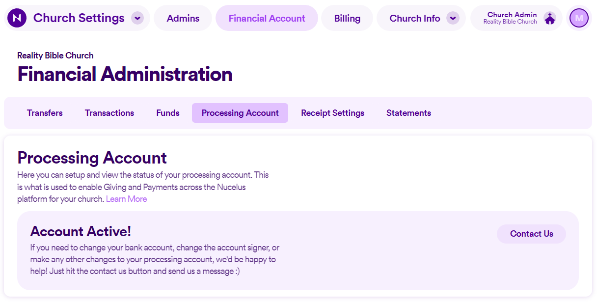 Activate Your Processing Account - Nucleus 2 - Help Center