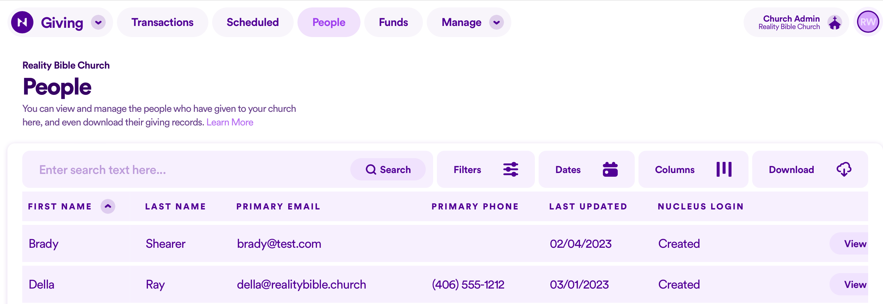 Understanding & Downloading Reports In Nucleus Giving - Nucleus 2 ...
