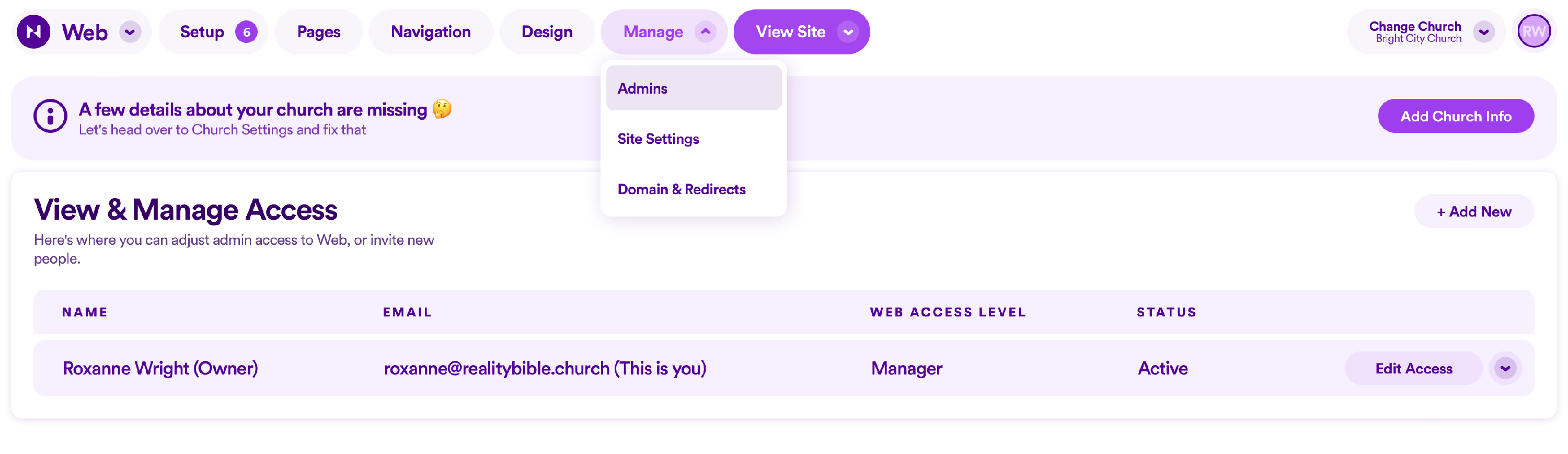 Invite Admins & Manage Access To Nucleus Web - Nucleus 2 - Help Center