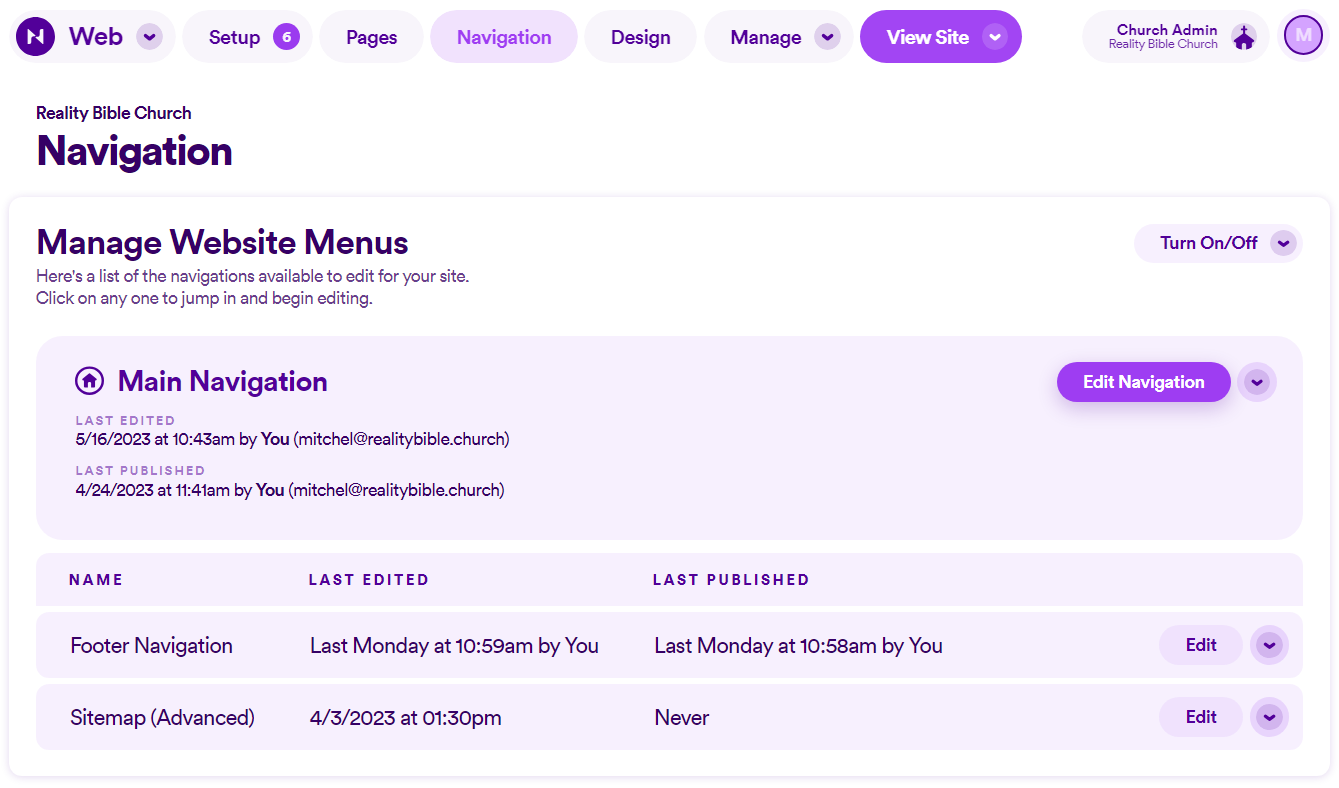 Add & Manage Items In Your Footer Navigation - Nucleus 2 - Help Center