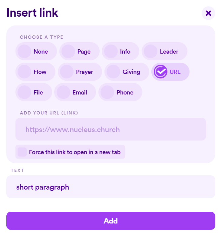 The Information Section - Nucleus 2 - Help Center