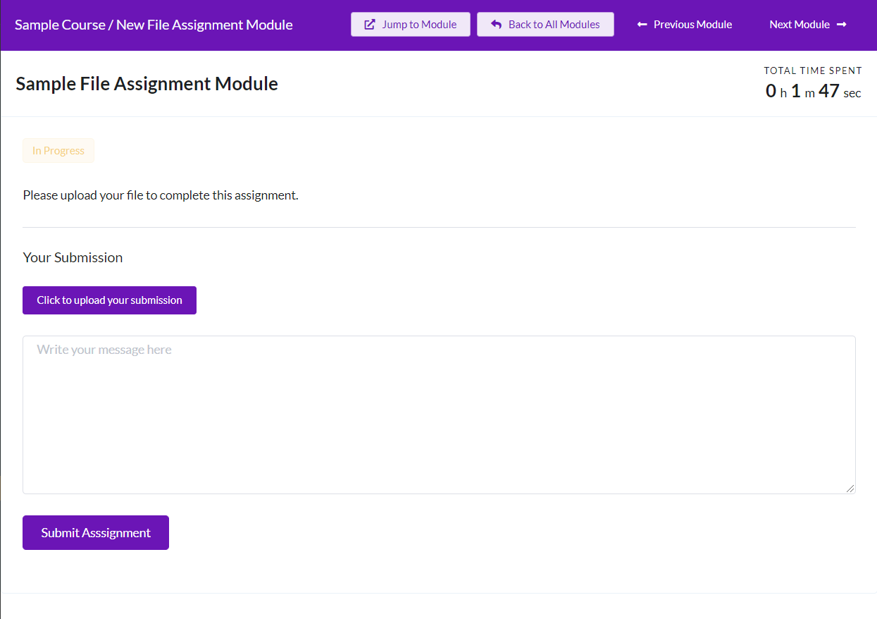 Creating an Assignment Module - Academy Of Mine Knowledge Base