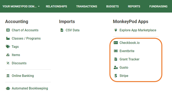 Overview of...MonkeyPod Apps and Integrations - MonkeyPod Knowledgebase