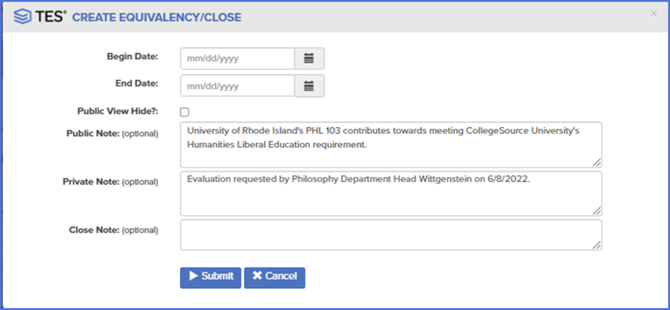 Sample Life of an Evaluation Task - TES Support Center