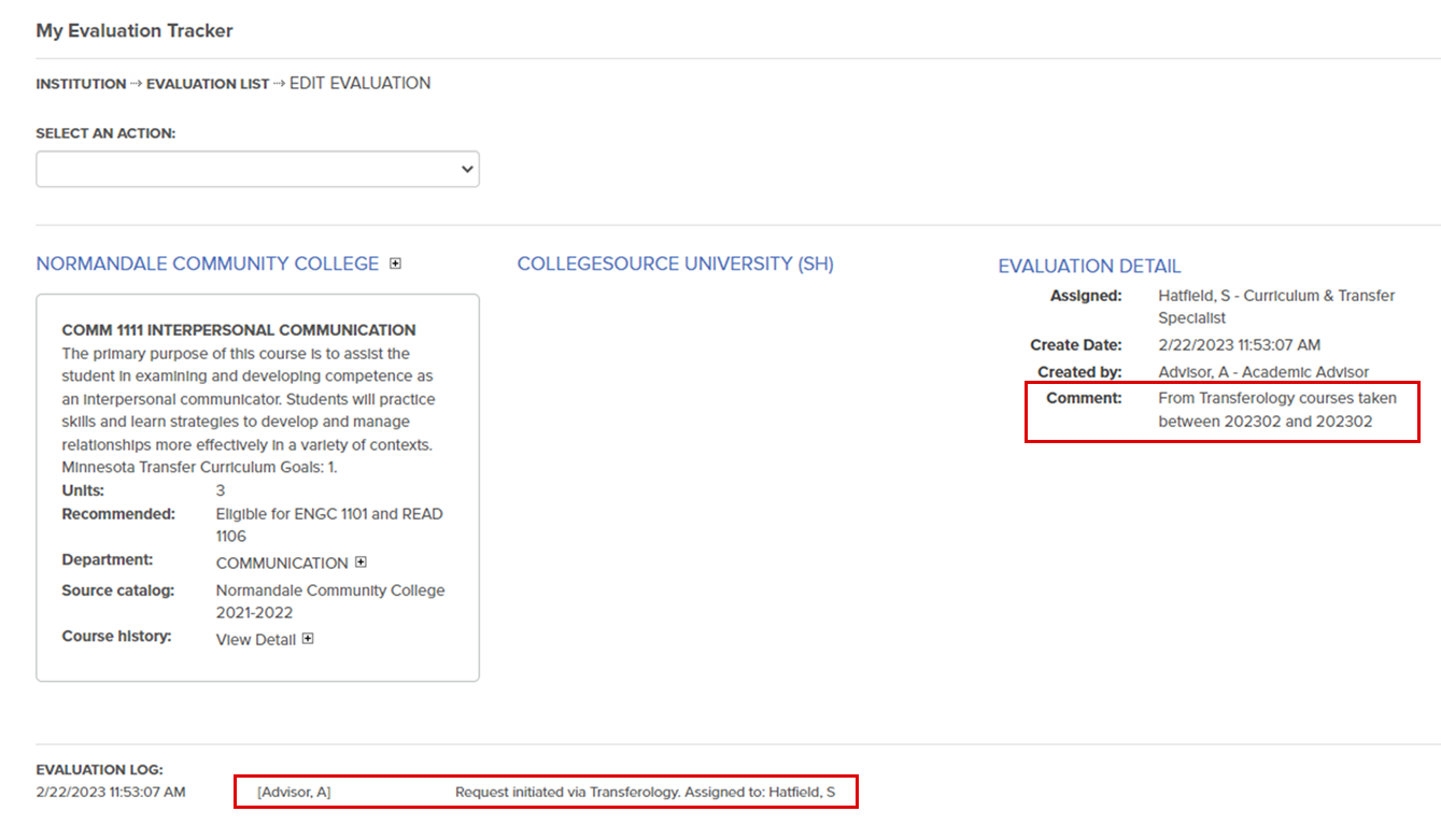 TES Mode: Creating Evaluations through Transferology and uAchieve - TES ...