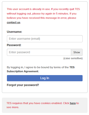 Frequently Asked Questions About TES - TES Support Center