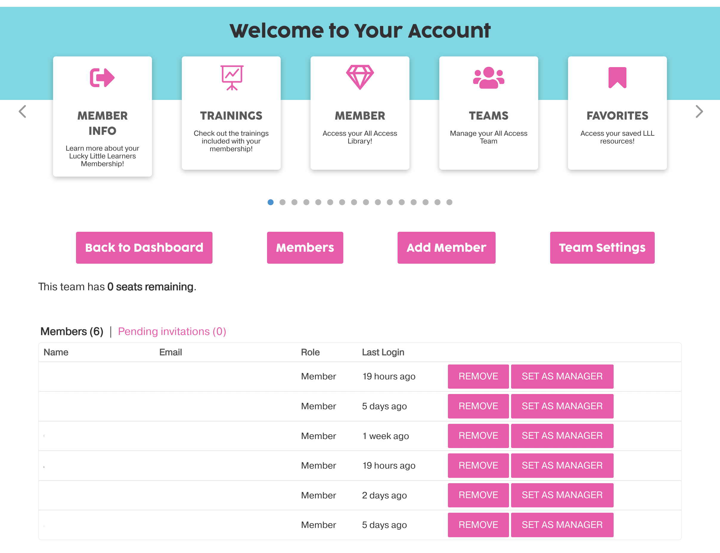 How to Set Up Team Accounts - Lucky Little Learners Help Site