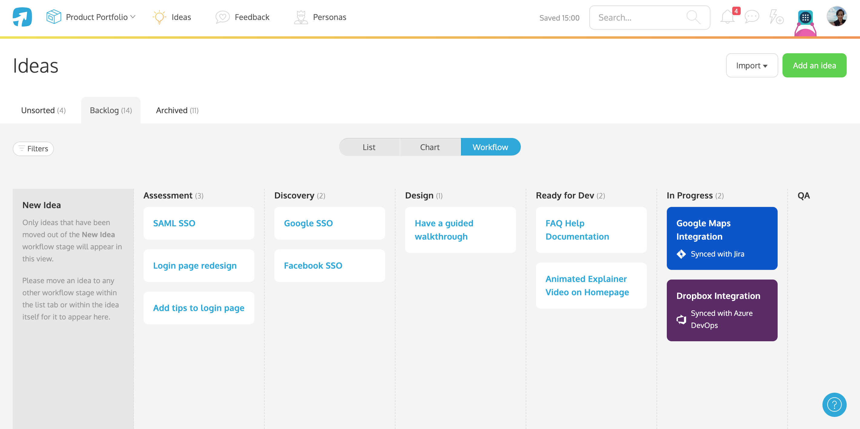 Creating a custom workflow view - ProdPad Help