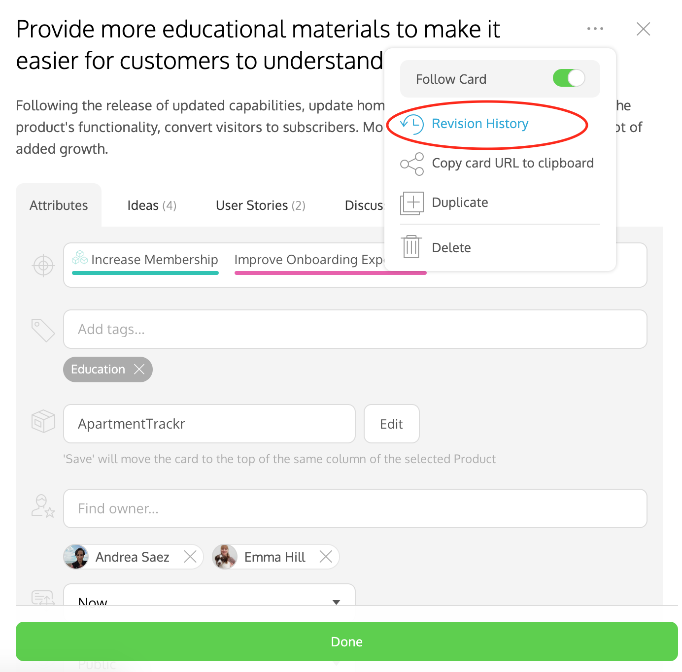Roadmap Update Log - ProdPad Help