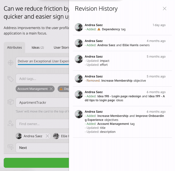 Roadmap Update Log - ProdPad Help