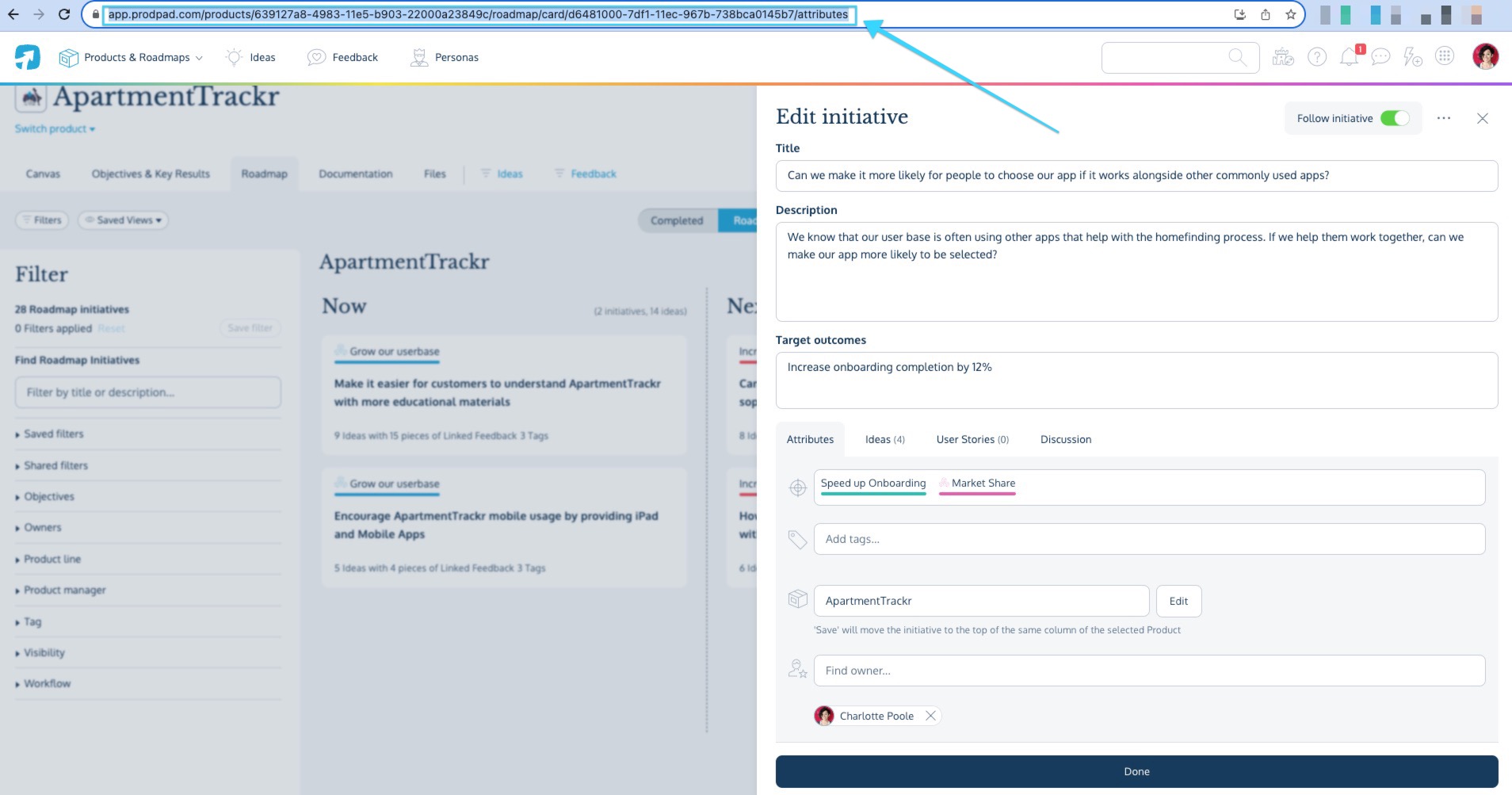 Showing dependencies on your roadmap - ProdPad Help