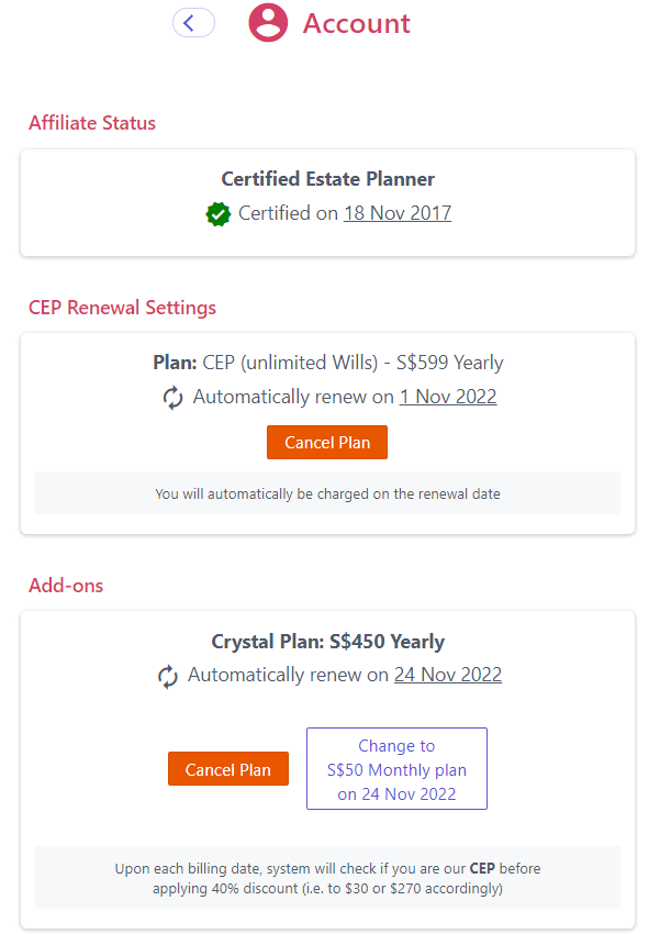 How do I see when does my subscription expires? - getArrange