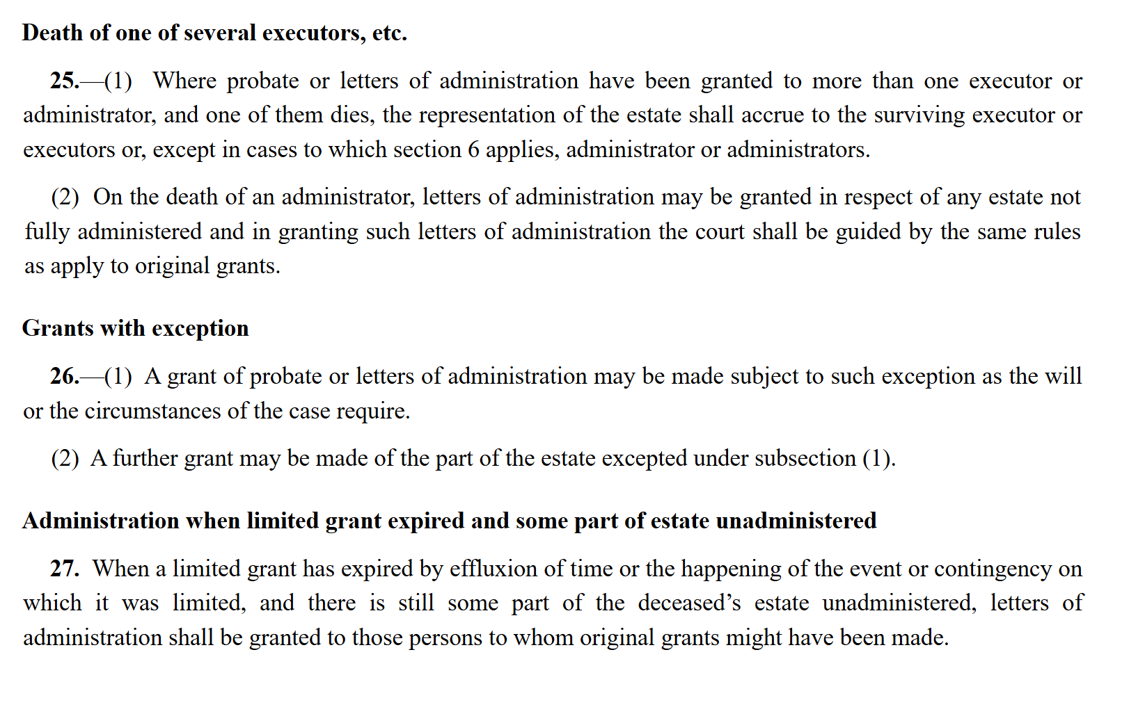 What happens if an executor dies after the Grant of Probate has been issued? - getArrange