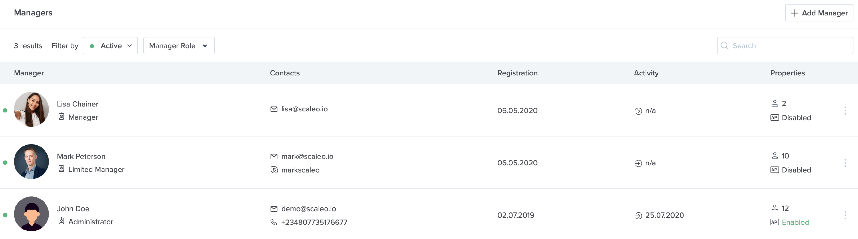 Main Sections Overview - Scaleo Help Center