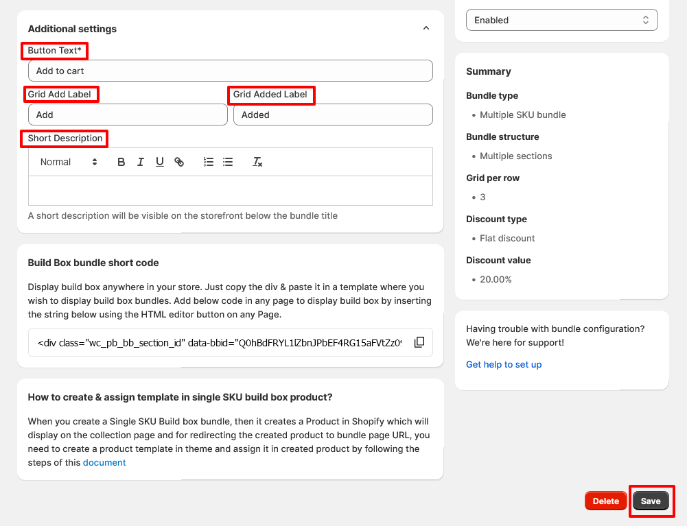 How to Create a Multiple SKU Bundle with Multiple Sections? - WebContrive