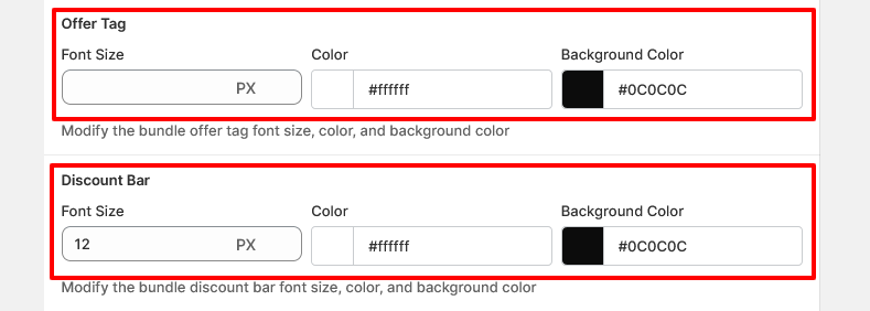 General Settings for Bundles - WebContrive
