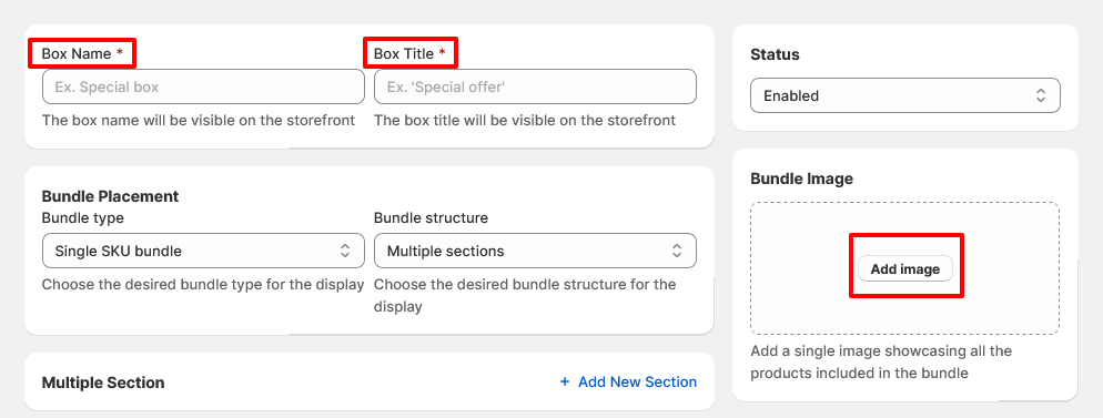 How to Create a Single SKU Bundle with Multiple Sections? - WebContrive