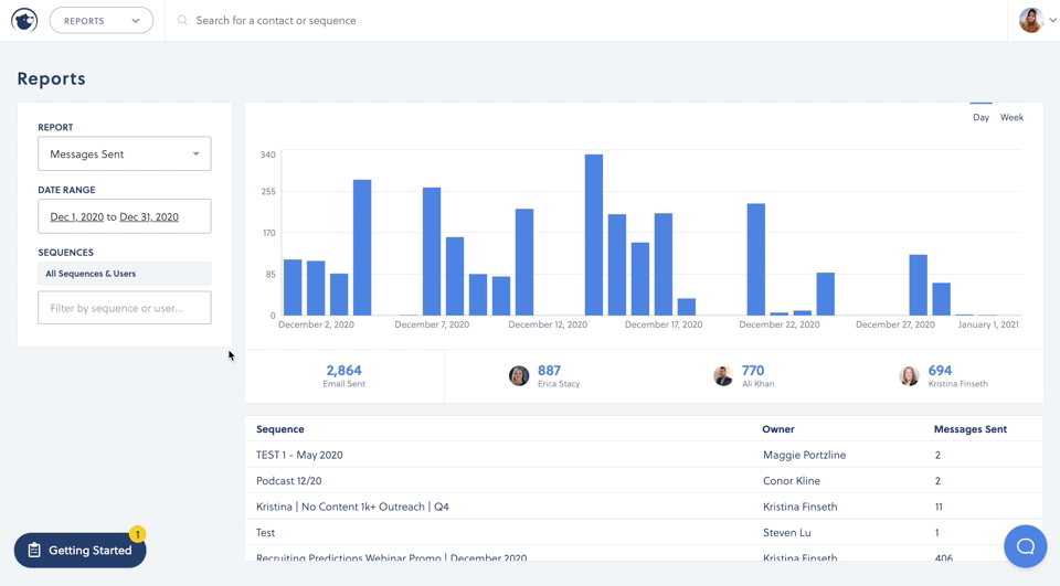 Using the Reports Dashboard - Interseller Knowledge Base