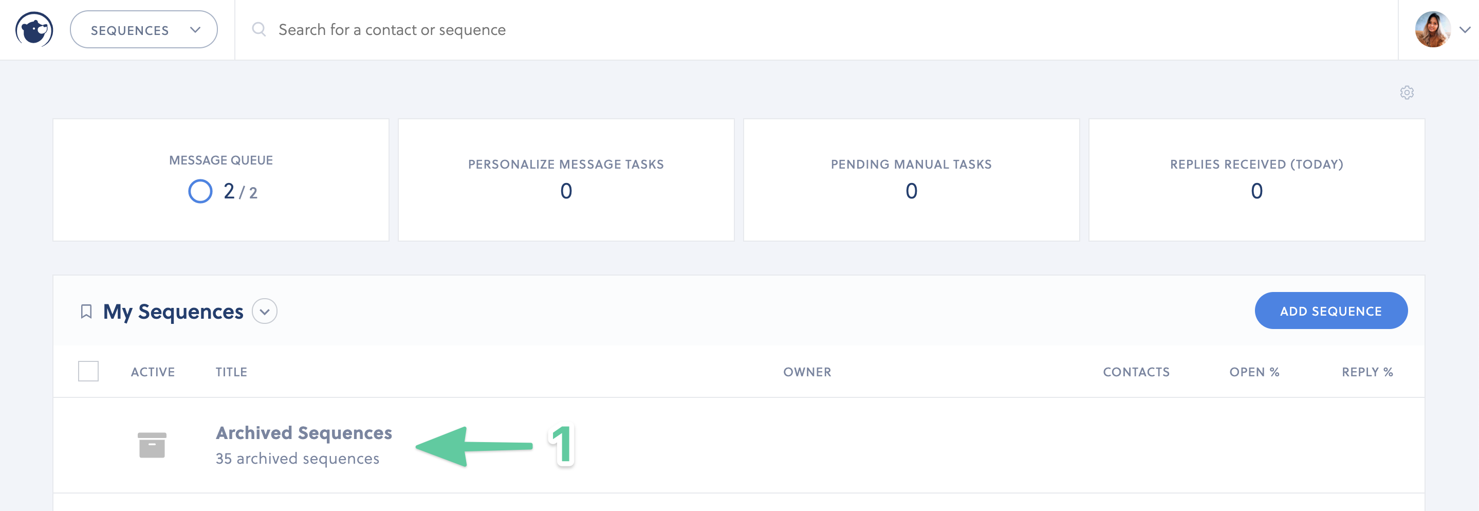 Archiving and restoring sequences - Interseller Knowledge Base