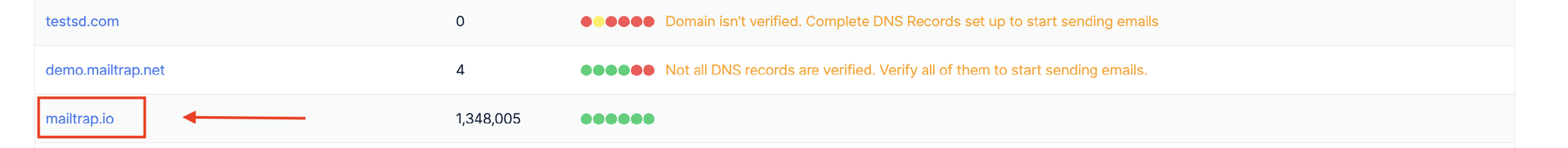 Bulk Stream - Mailtrap Knowledge Base