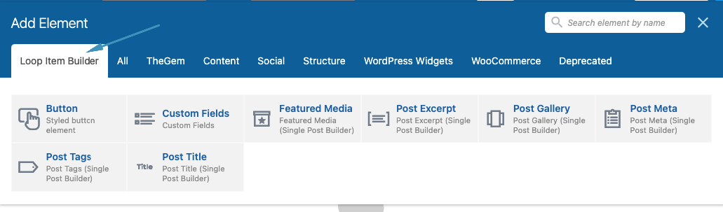 How to Create a Loop Item Template? - TheGem WordPress WooCommerce Theme - Documentation