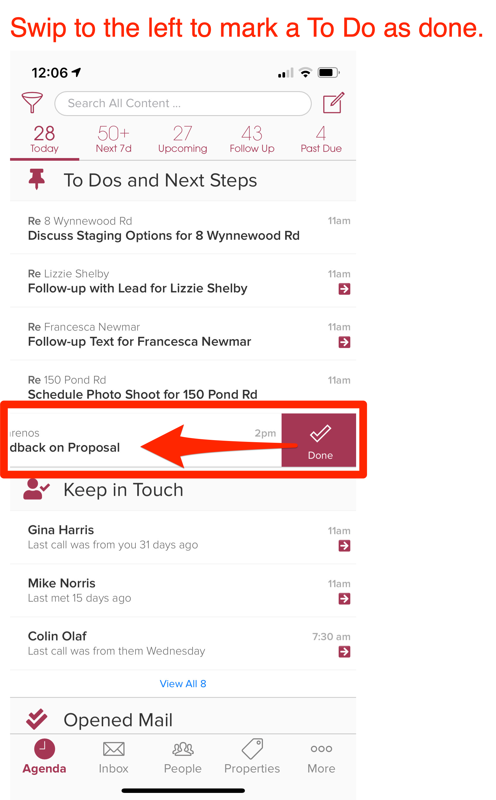 How do I mark a To Do as done? - Cloze Help Center