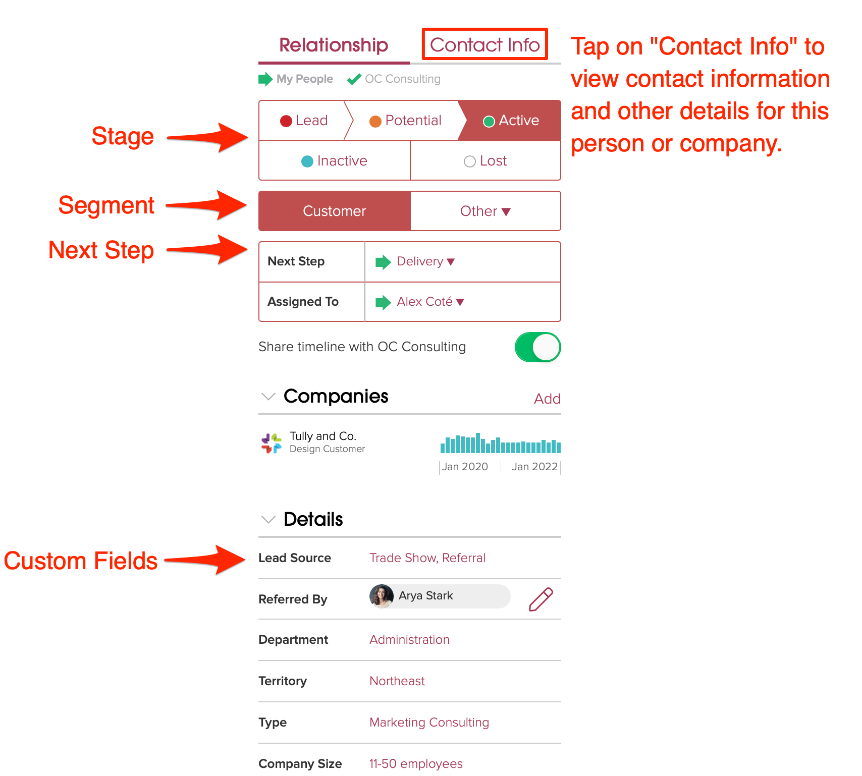 [QUICK START] Organizing Contacts - Cloze Help Center
