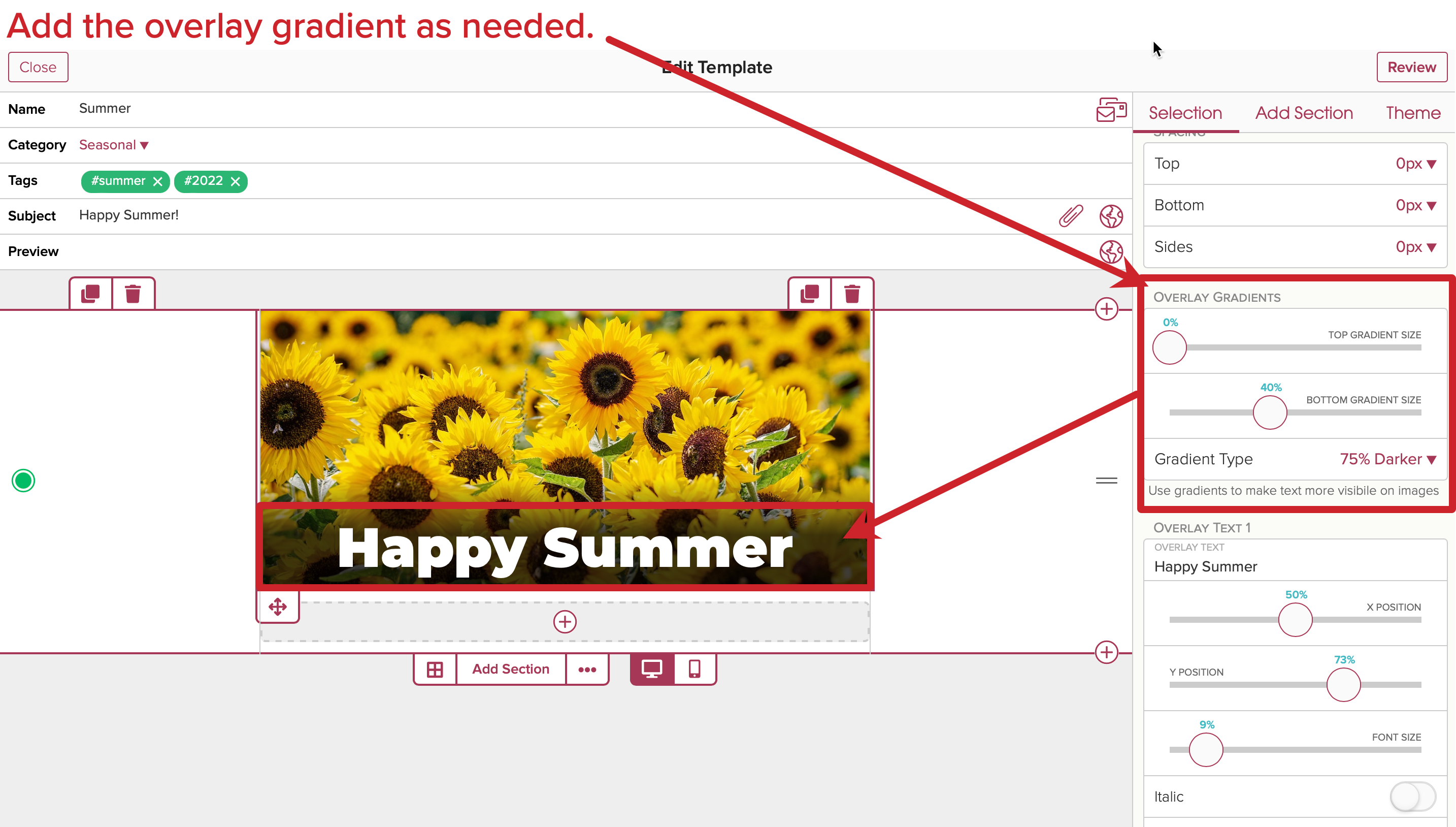 How Do I Add A Gradient To An Image Cloze Help Center