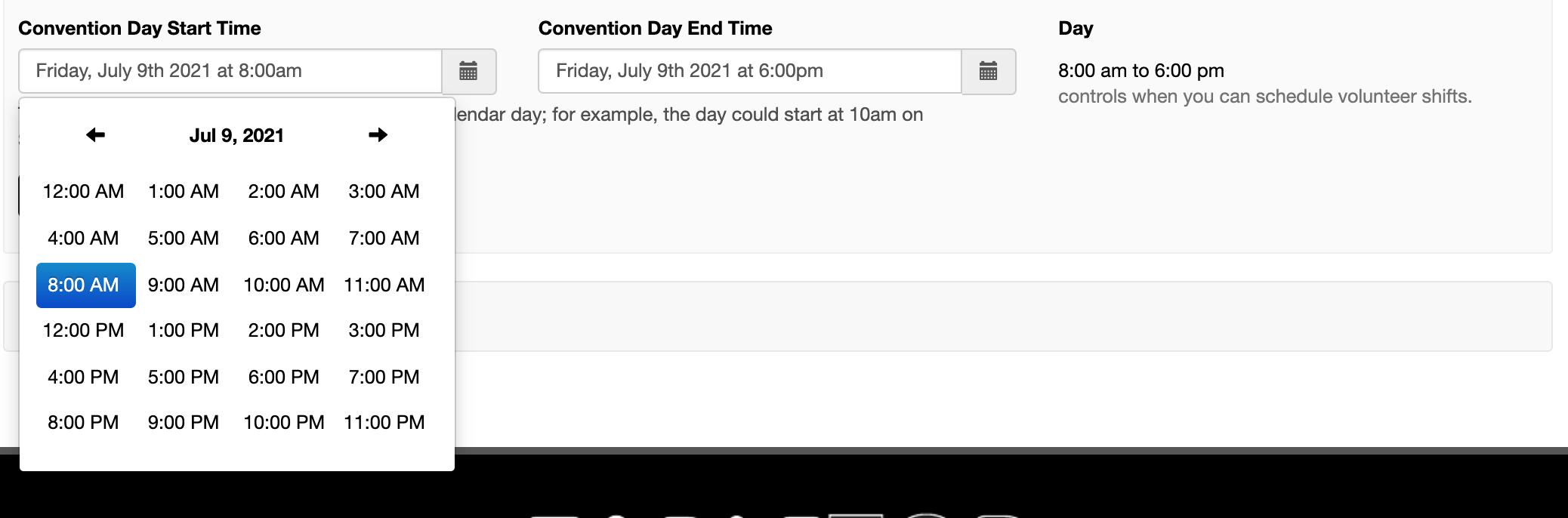 Creating a Convention - Tabletop Events