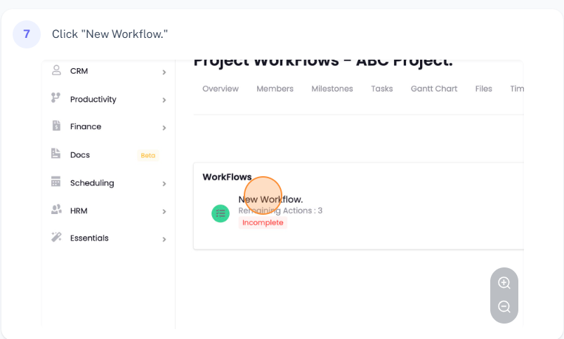 Applying a Workflow to a Project in Agiled - Agiled Knowledge Base