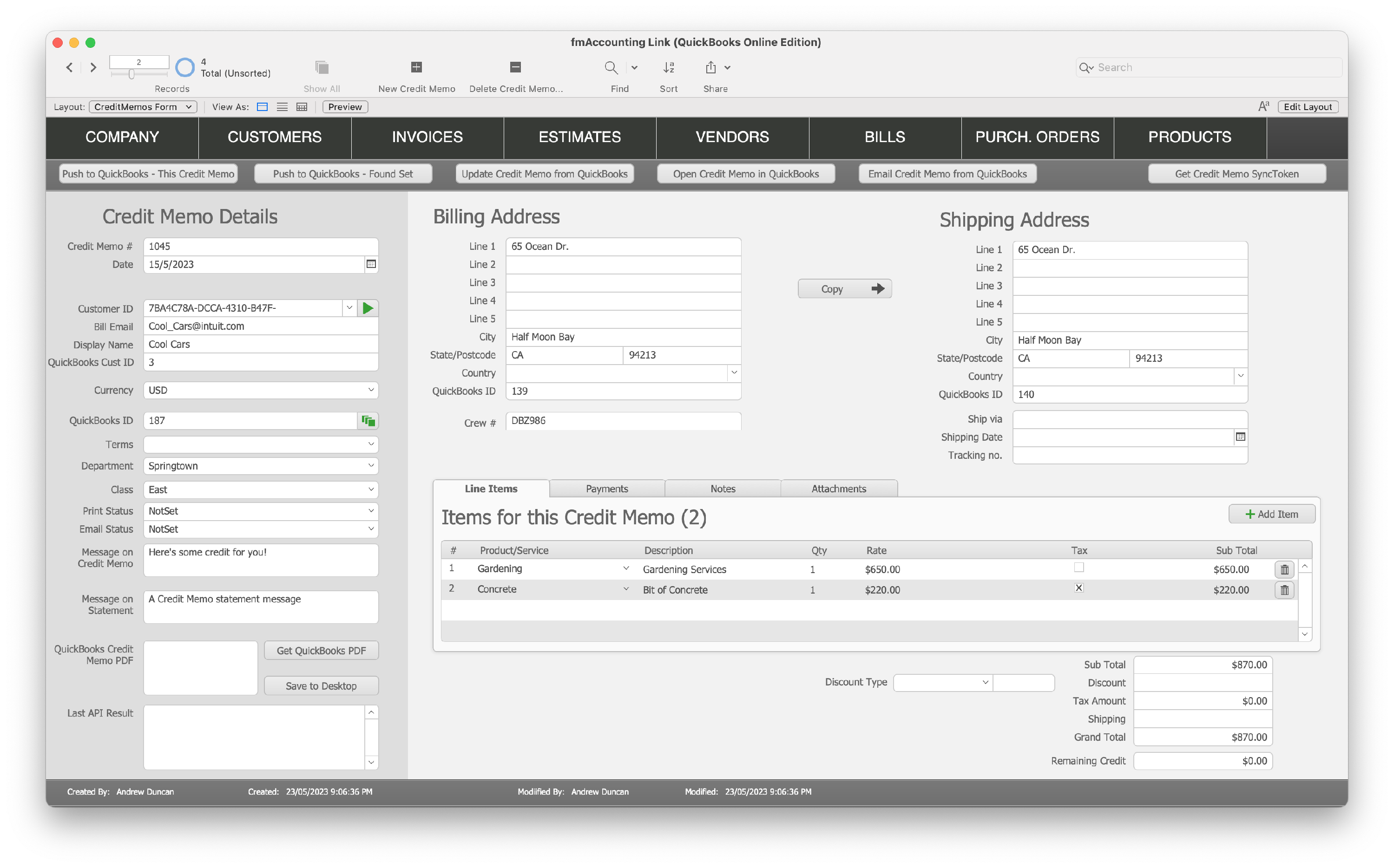Creating And Allocating Credit Memos Databuzz Knowledge Base