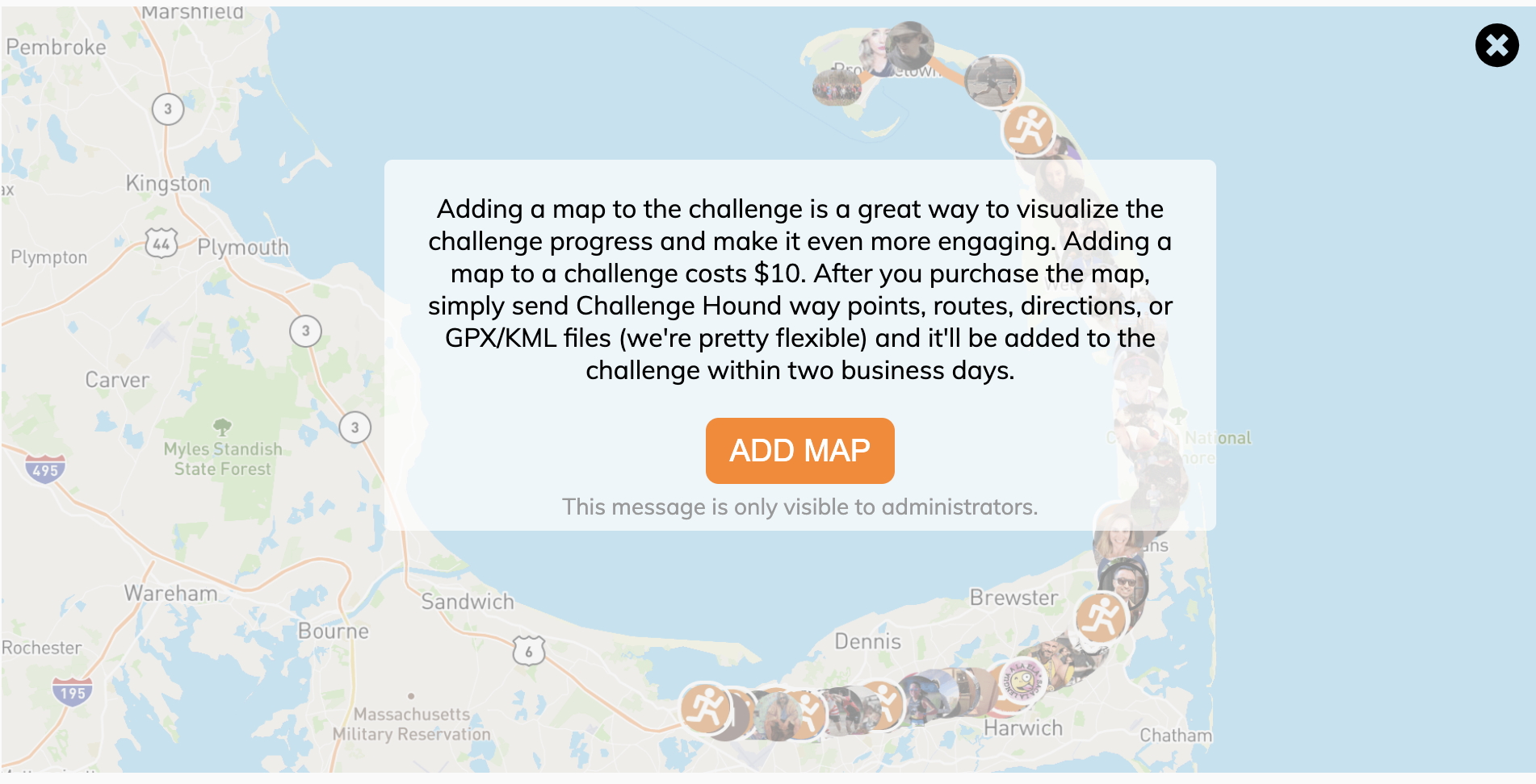 How do I add a map to a challenge? - Challenge Hound Support