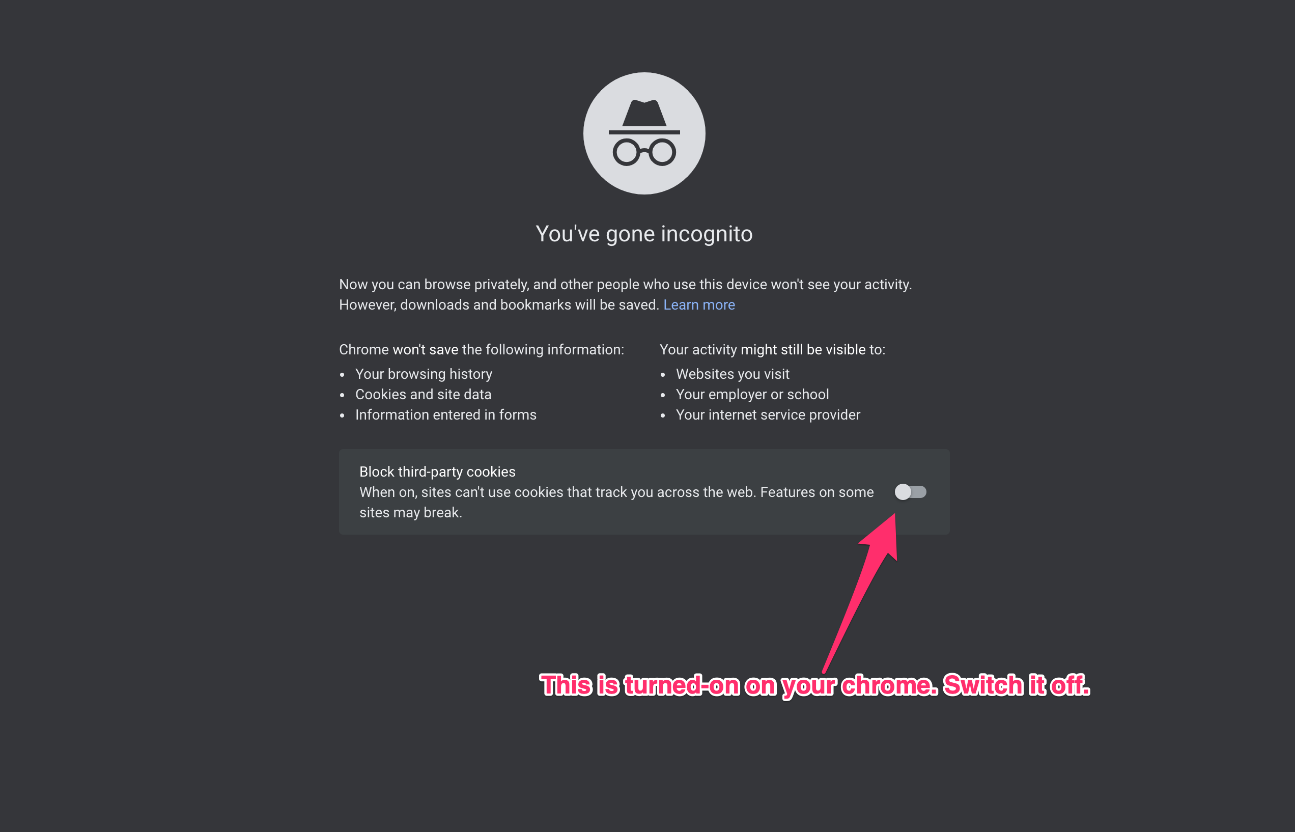 Moderator/ delete chat not working in incognito chrome? - Dead Simple Chat Knowledge Base