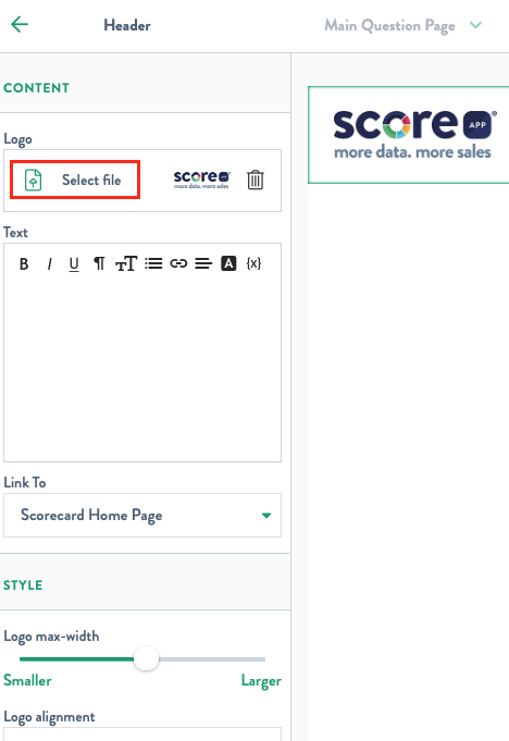 Customise Question Design - ScoreApp Help Centre