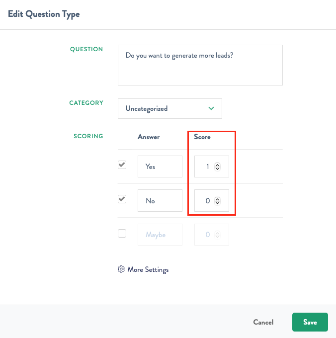 Understanding Score Logic - ScoreApp Help Centre
