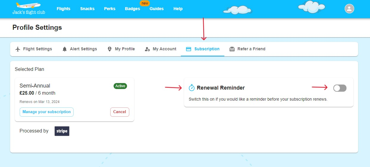 How do I set a renewal reminder? - JFC Help Kiosk