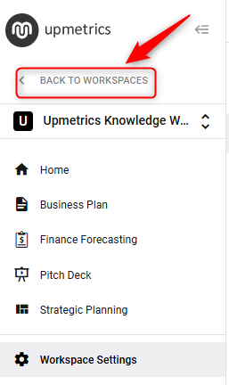 How to rename a Workspace? - Help Center | Upmetrics