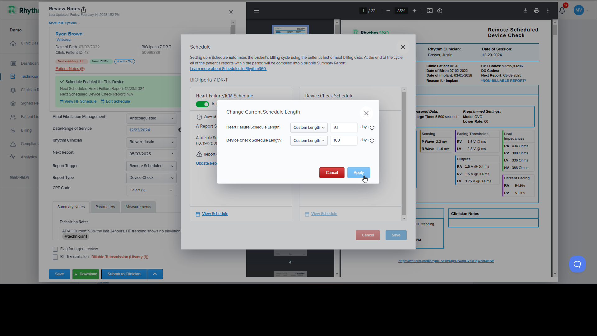 Scheduling - RhythmScience Knowledge Base
