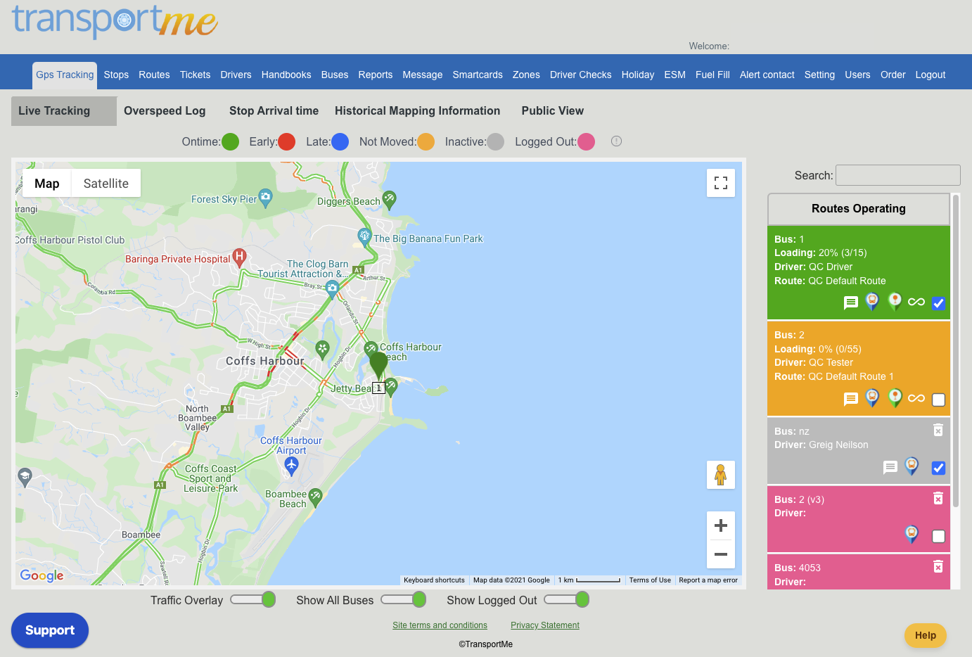 Track the buses - You have questions, we have answers