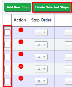 Edit stop list of a route - You have questions, we have answers