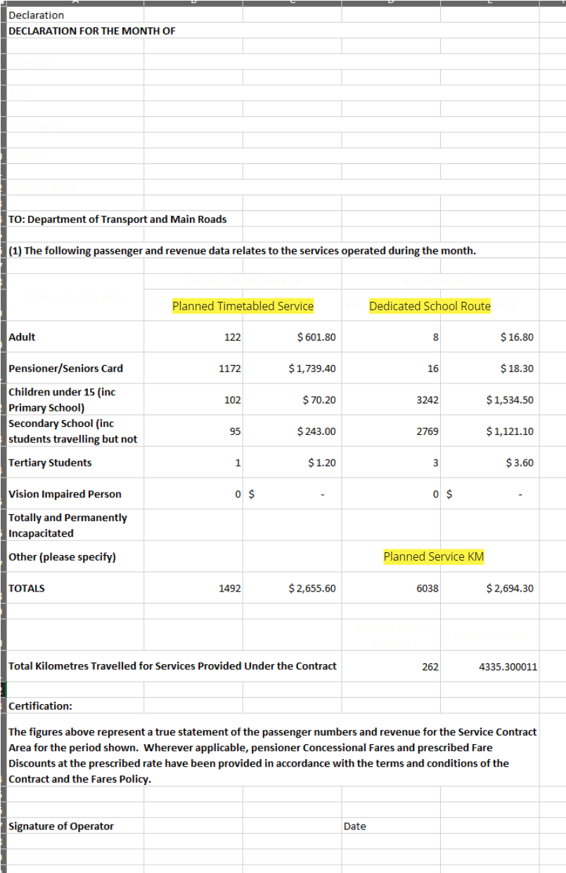 Worksheet declaration - You have questions, we have answers