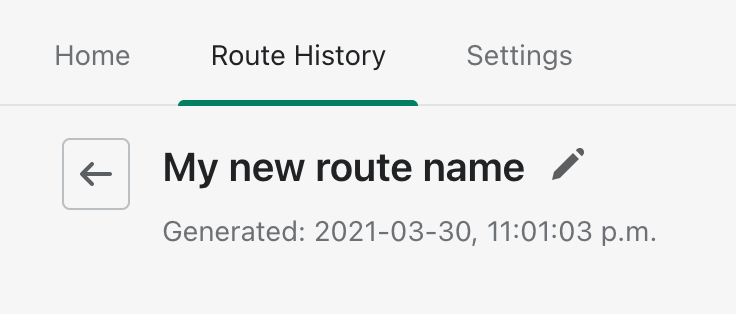 Renaming a route - Roundtrip - Help Center