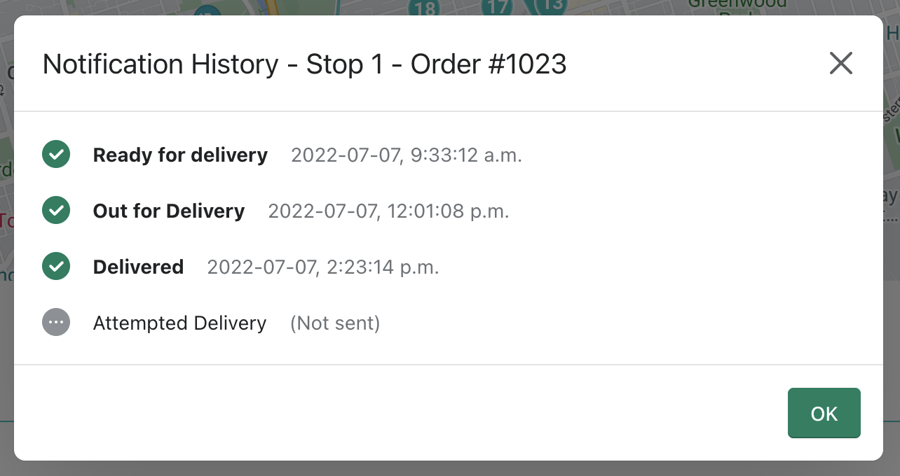 How do I know which notifications were sent? (Notification History ...