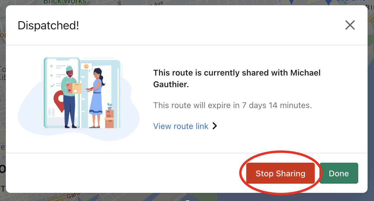 How do I dispatch / share routes? - Roundtrip - Help Center